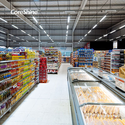 Waterproof 150cm LED Trunking System , 30W Supermarket Lighting Solutions